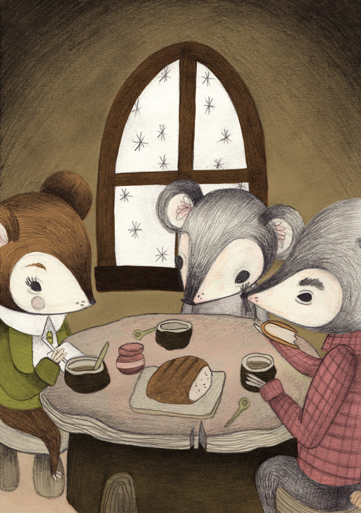 Maus Christmas Story – Anja Sturm Illustration
