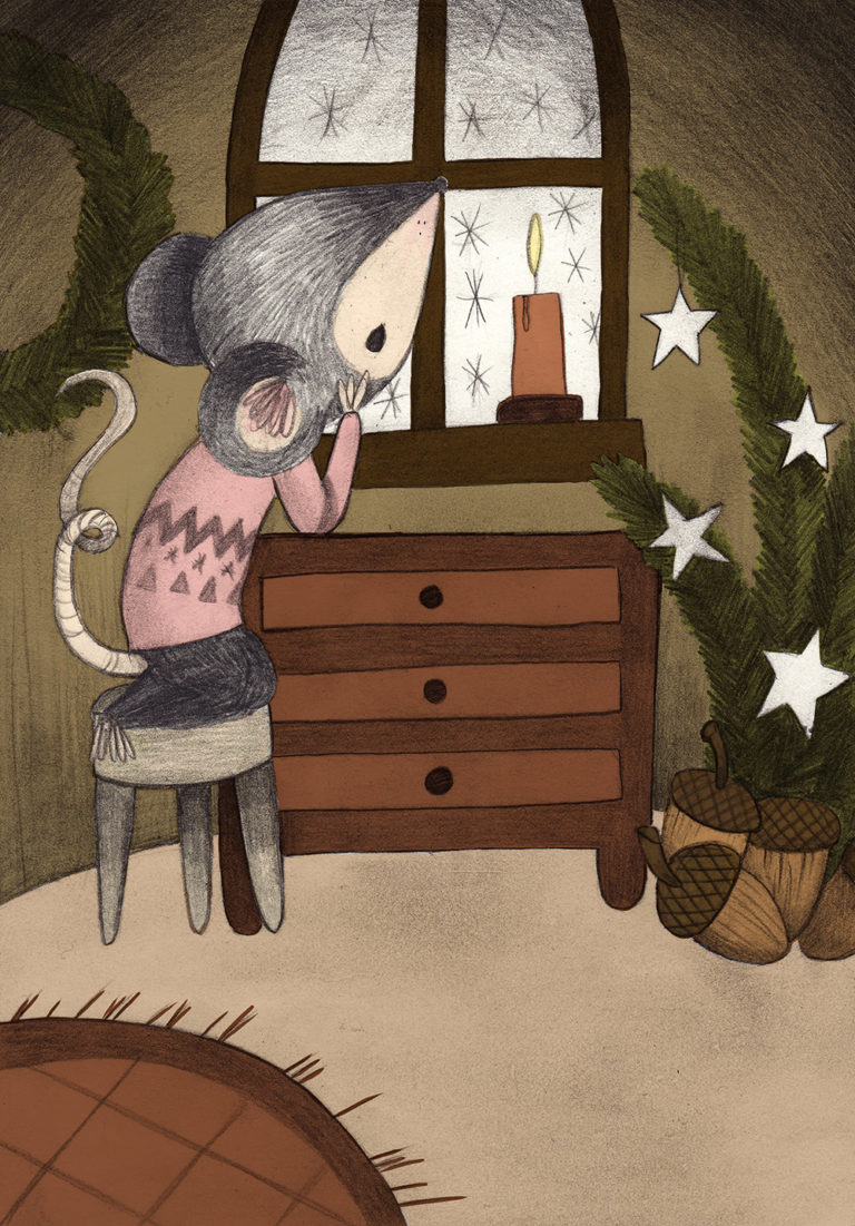 Maus Christmas Story – Anja Sturm Illustration